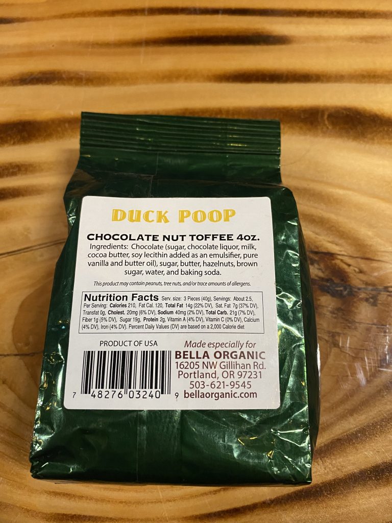 Poop Duck 4oz - Bella Organic Farm - Organic Farm and Winery - Portland, OR